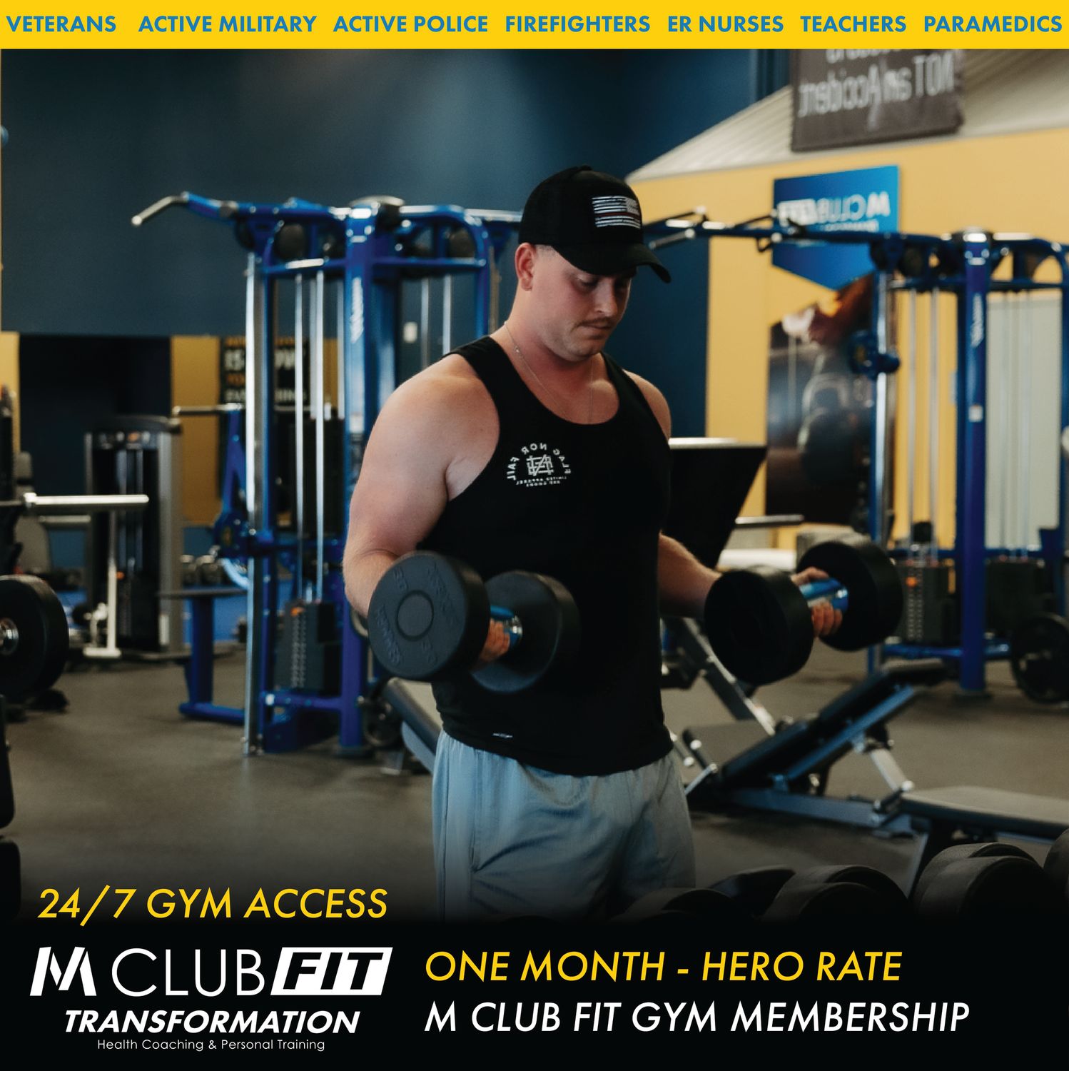 HERO Monthly Gym Membership | M Club Fit