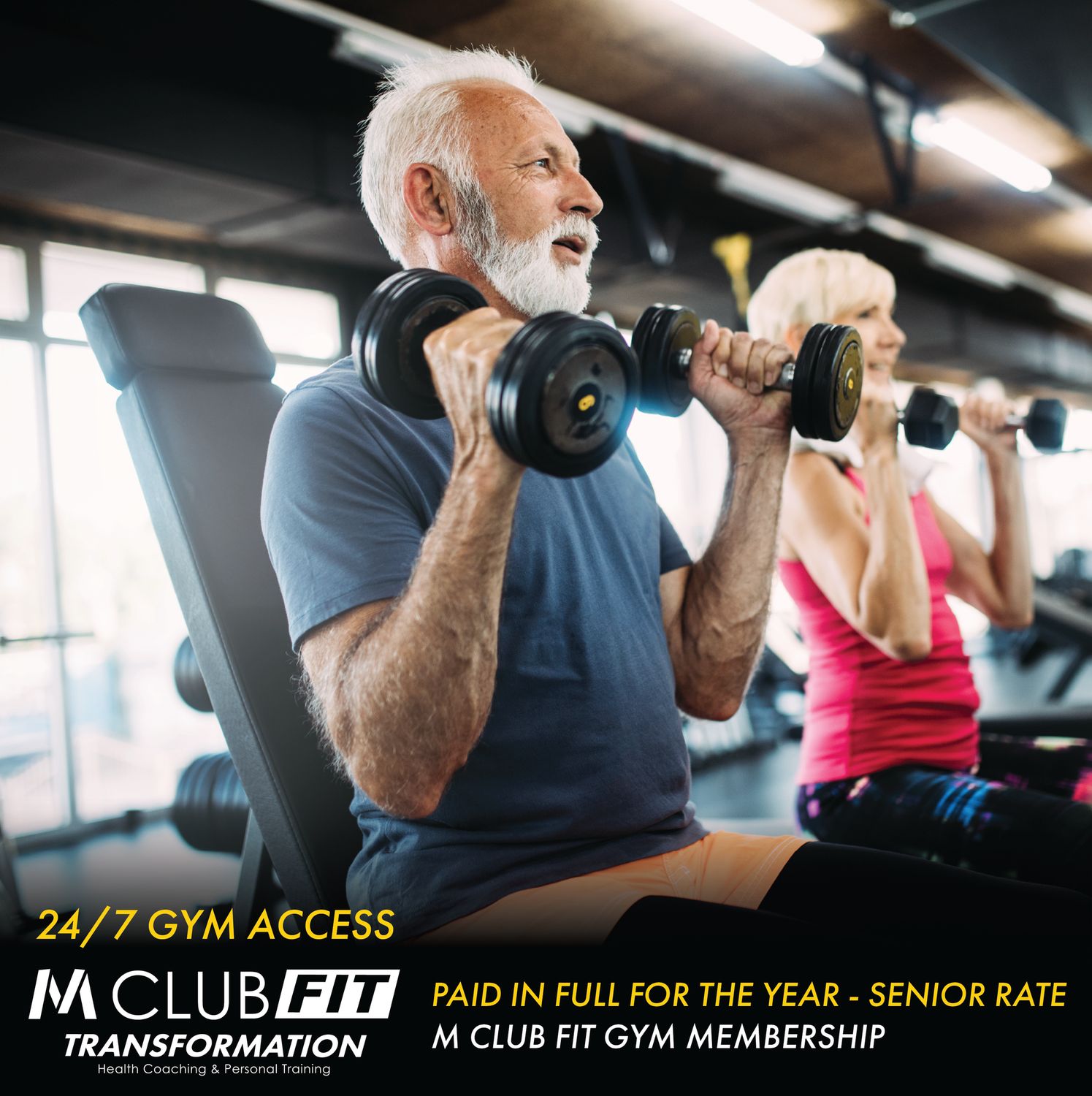 Senior Citizen Annual Gym Membership M Club Fit Senior Citizen Annual Gym Membership M Club Fit
