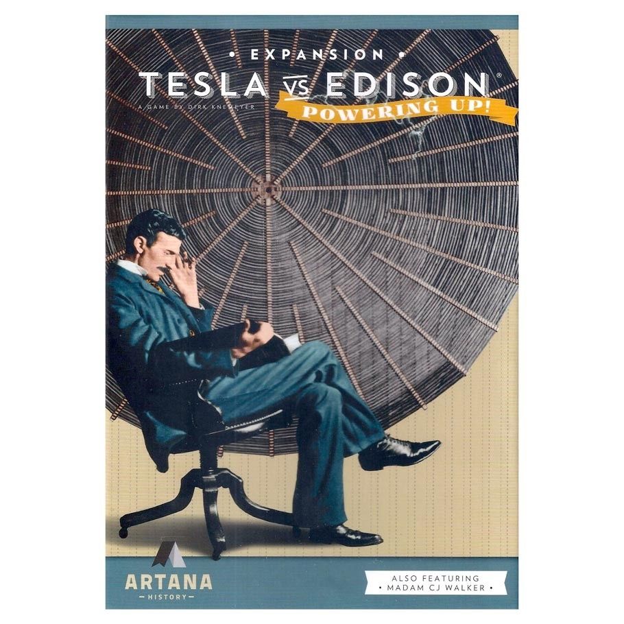Tesla vs. Edison: Powering Up! Expansion | Meeple Madness