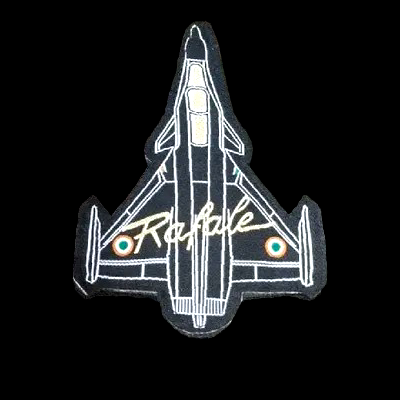 Rafale Shaped Cloth Patch