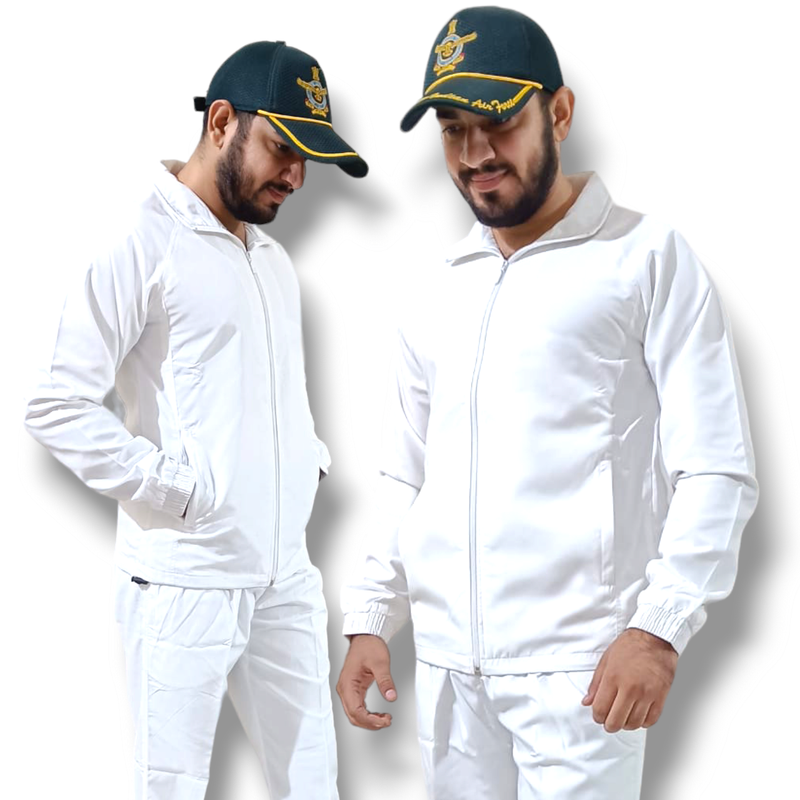 S&S Pure White Tracksuits