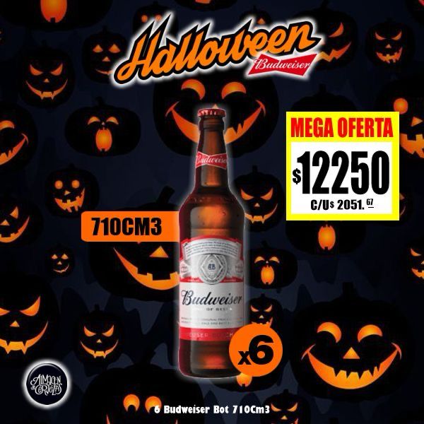 5 Latas Bud 473Cm3 + 1 Vaso Aluminio Messi