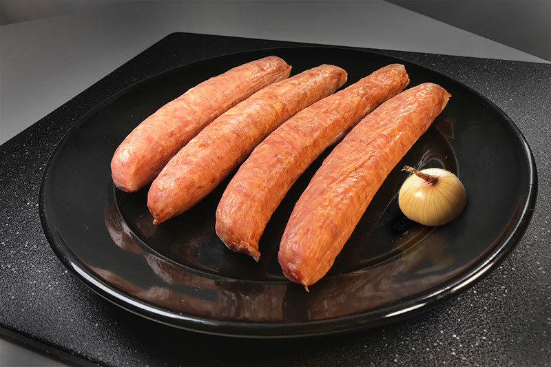 Pepper and Onion Sausage (smoked) – Full Quiver Farm