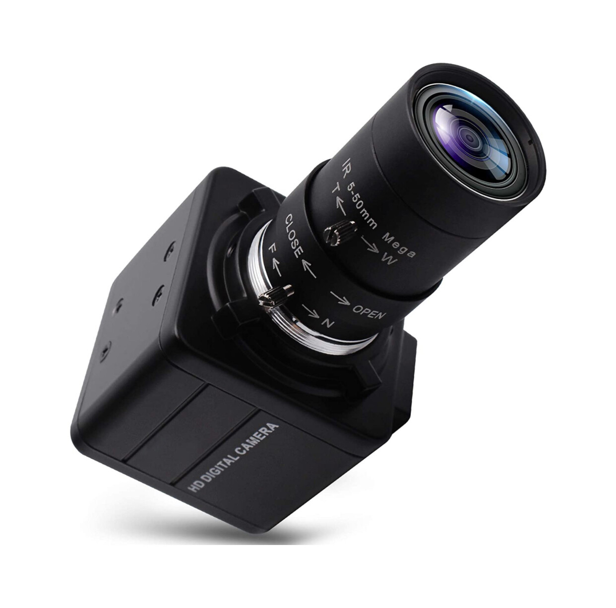 4K UHD USB Camera with Zoom,5-50mm 10X Optical Zoom Lens USB Webcam
