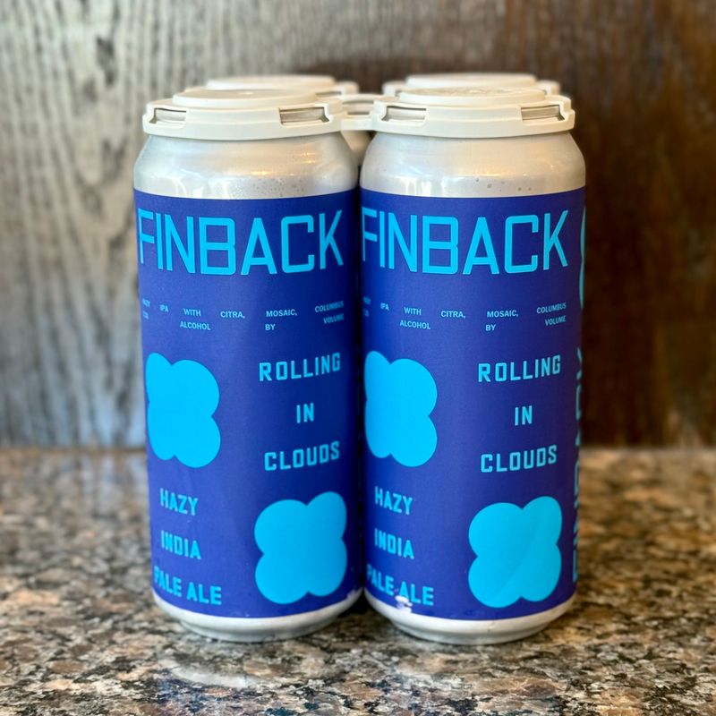 Finback Rolling in Clouds IPA 4pk 16 oz cans