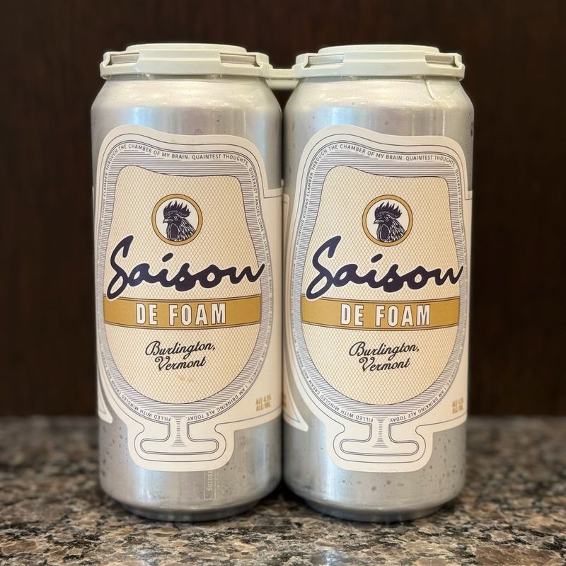 Foam Brewers Saison de Foam 16oz 4pk Cans