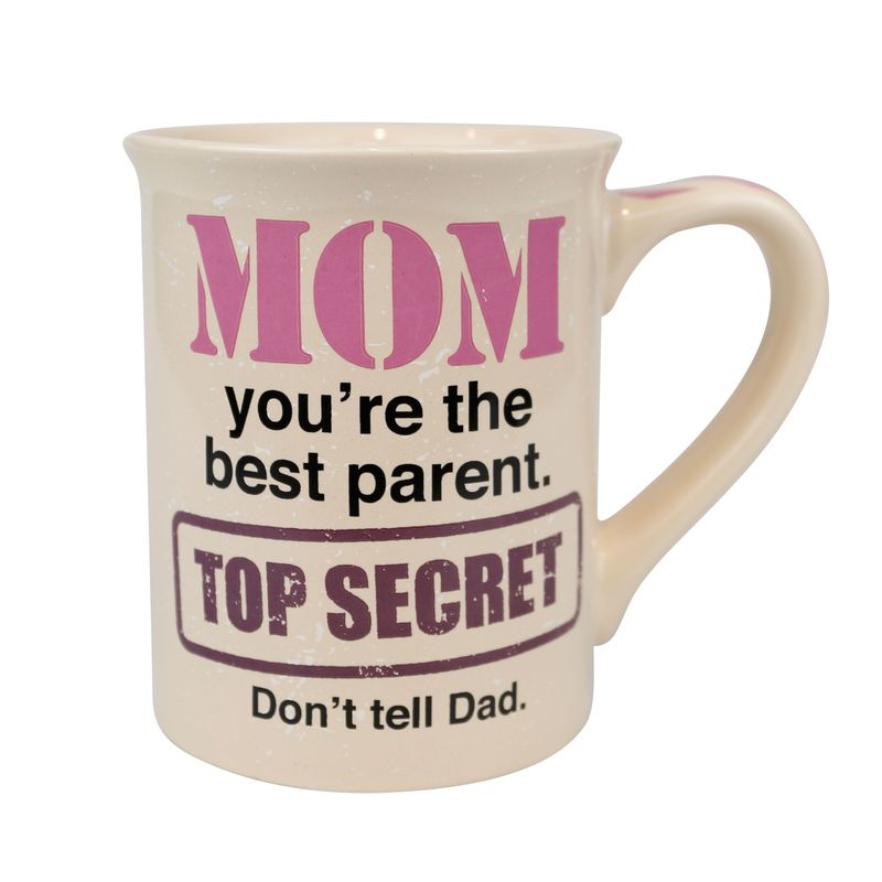 Mom Top Secret Mug- The Christmas Shoppe