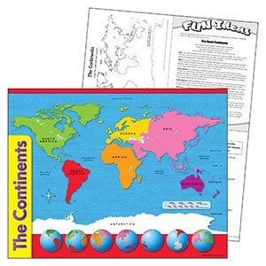 The Continents Chart - Store - Tools 4 Teaching