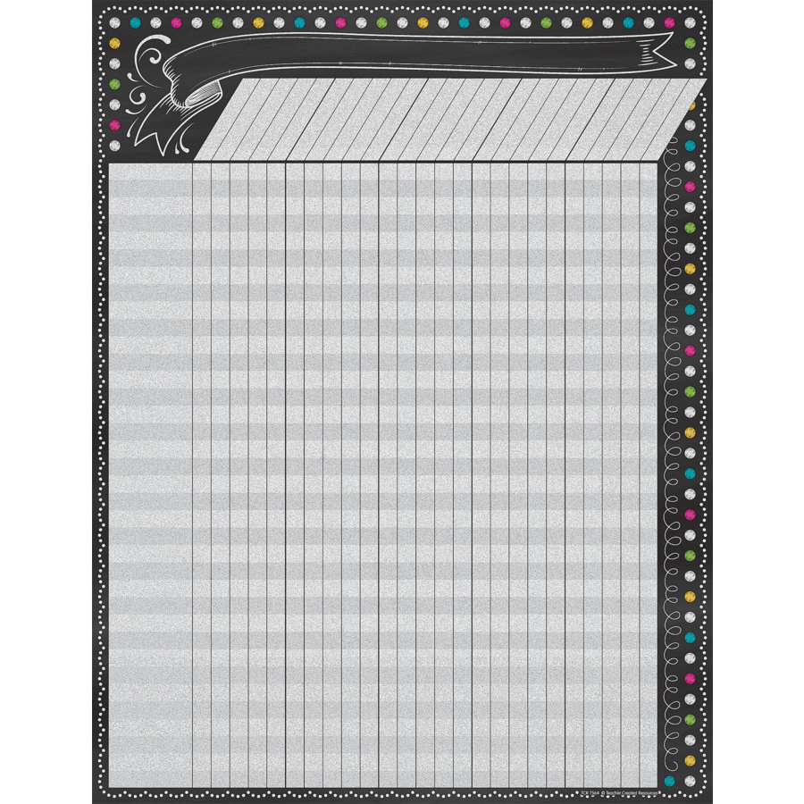 Chalkboard Brights Incentive Chart - Store - Tools 4 Teaching