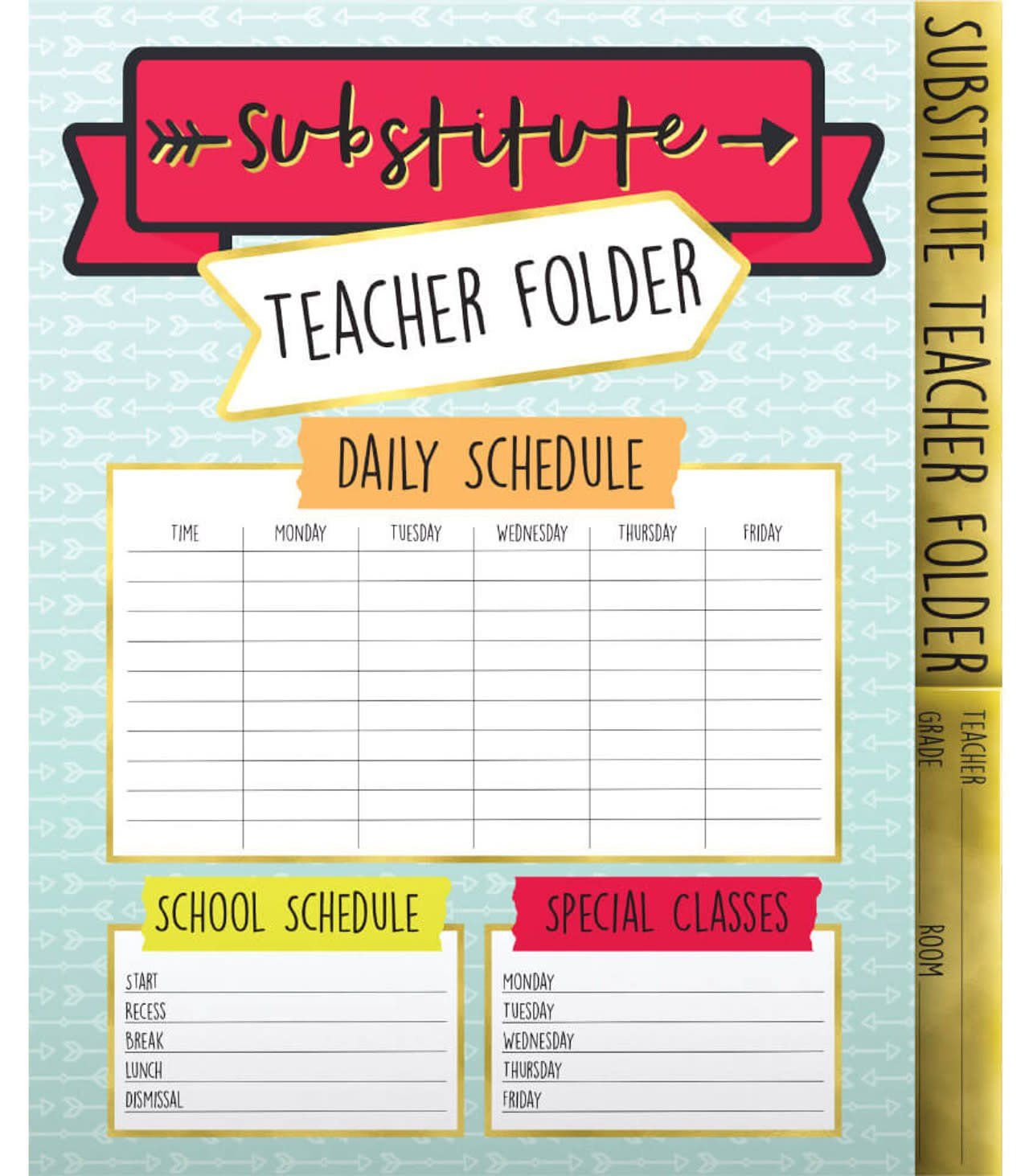 Aim High Substitute Teacher Folder - Store - Tools 4 Teaching