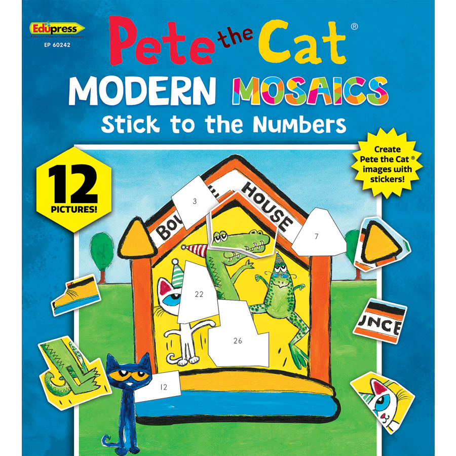 Pete the Cat Modern Mosaics Stick to the Numbers - Store - Tools 4 Teaching