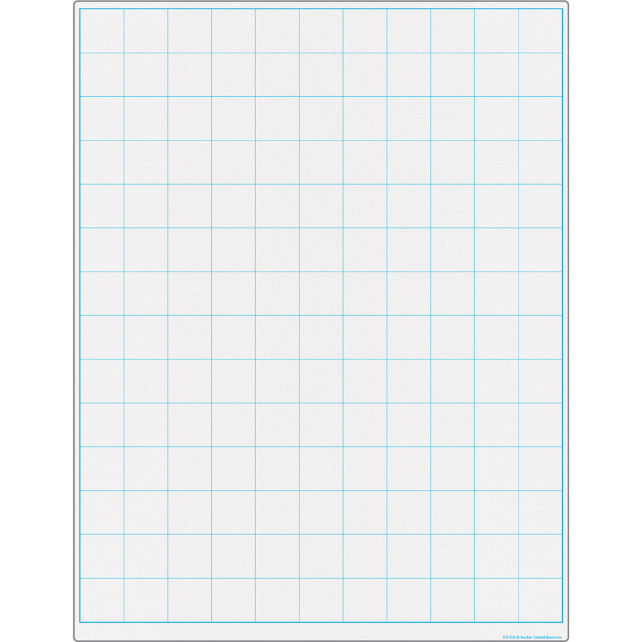 Graphing Grid 1-1/2 Inch Squares Write On/Wipe Off Chart - Store ...
