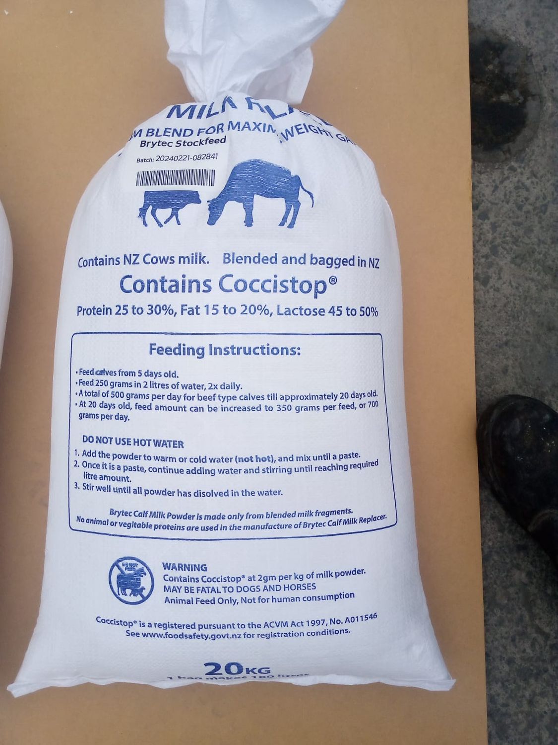 Direct Farm Delivery Calf Milk Waikato | Free For North Island