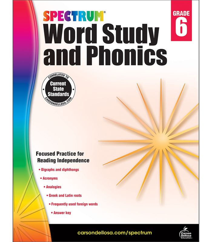 GR 6 Spectrum Phonics Workbook