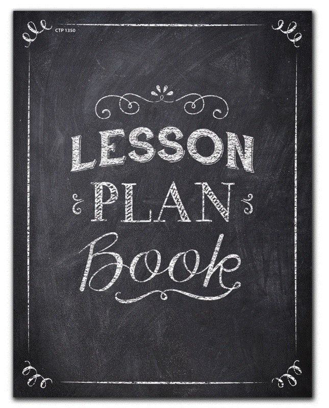 Chalk it Up! Lesson Plan Book (planner)