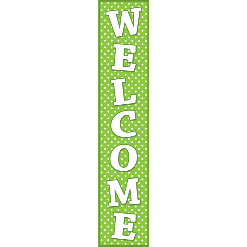 Polka Dots Welcome Banner