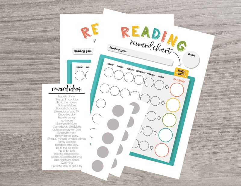 Reading Chart Scratch Off