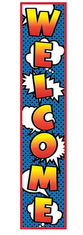 Superhero Welcome Banner