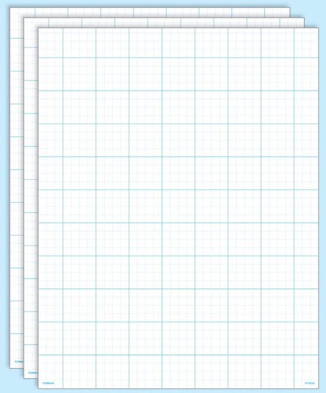 Graphing Grid Wipe-Off Sheets 18 pack