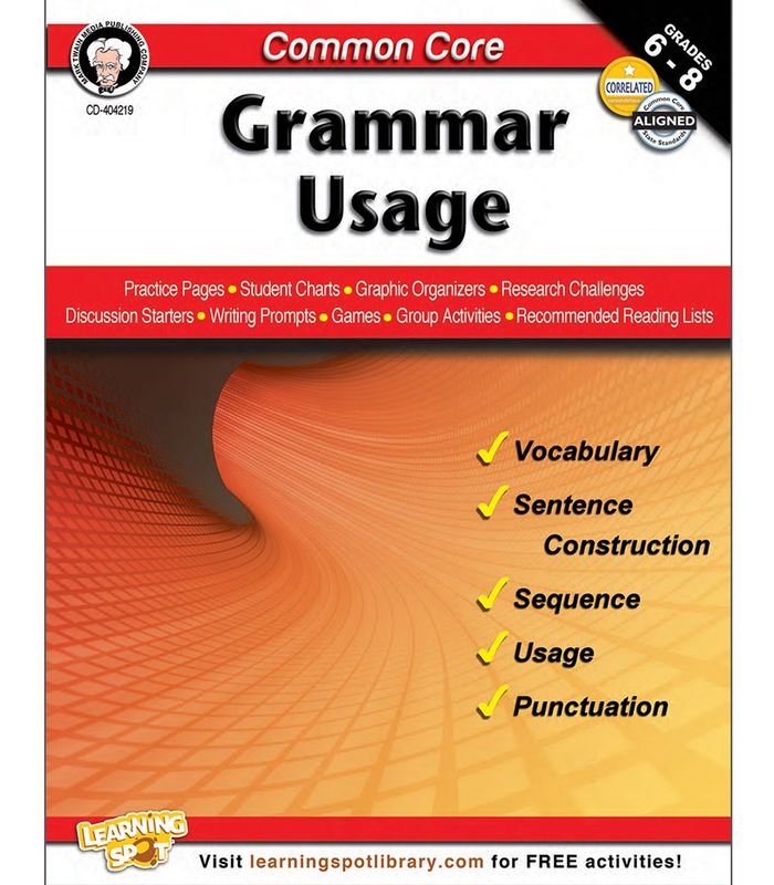 (Gr 6-8) Grammar Usage Resource Book