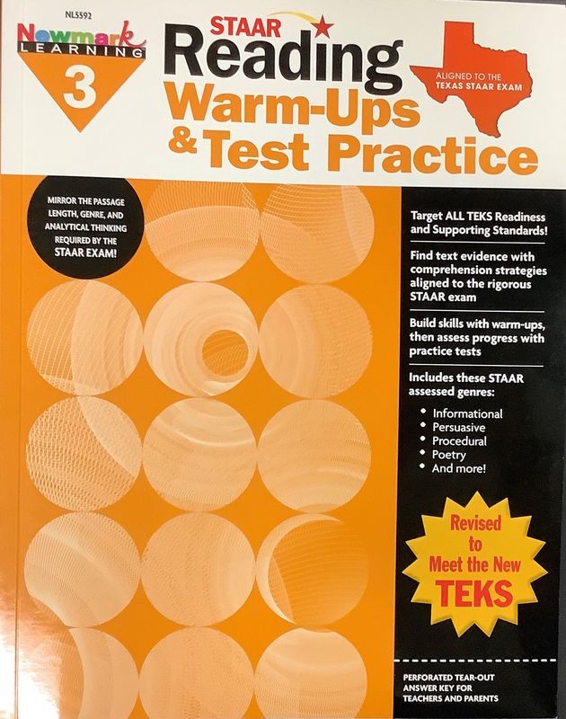 (revised) STAAR GR 3 Reading Warm Ups & Test Practice