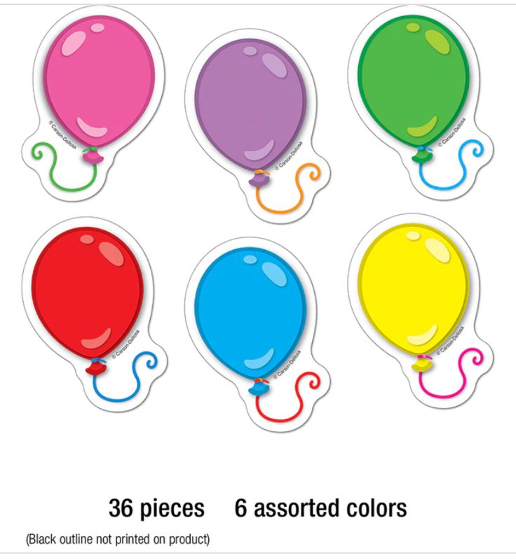 Balloons Mini Cut Outs