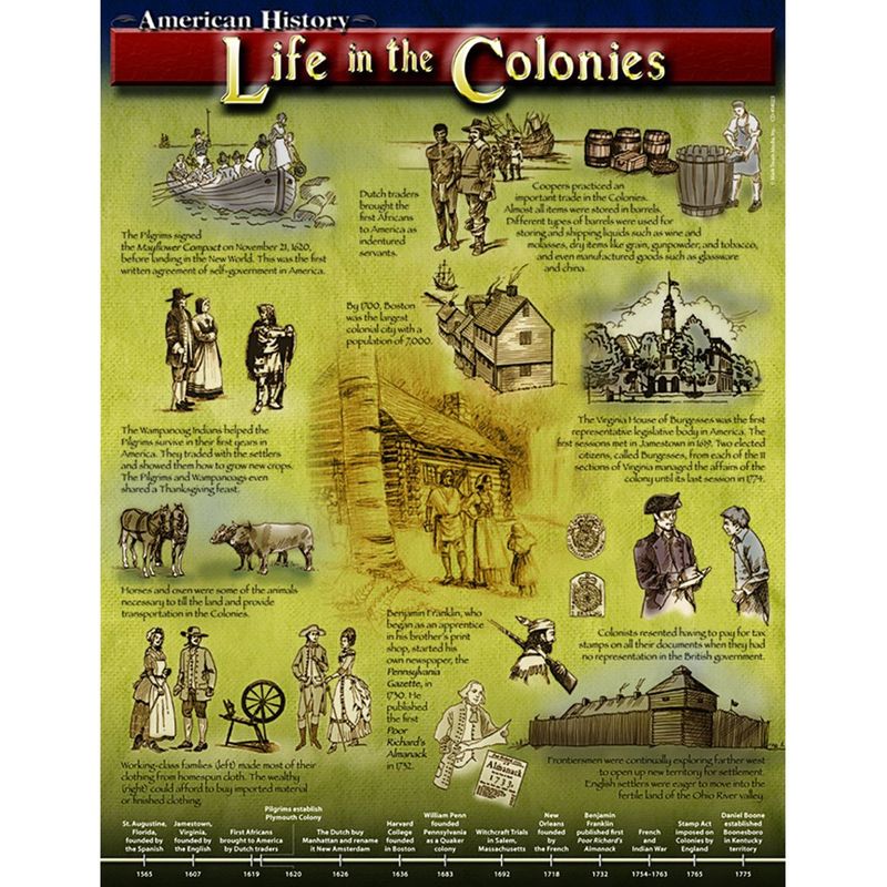 Life in the Colonies Chart
