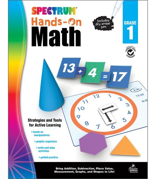 Hands On Math Workbook Grade 1