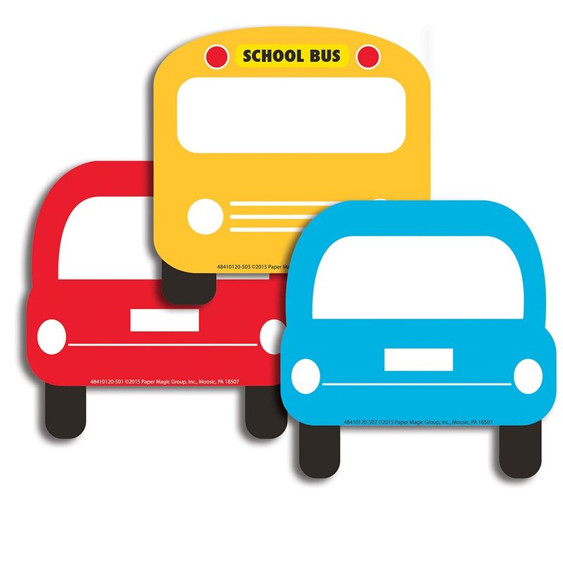 Learning Adventures Transportation Assorted Paper Cut Outs