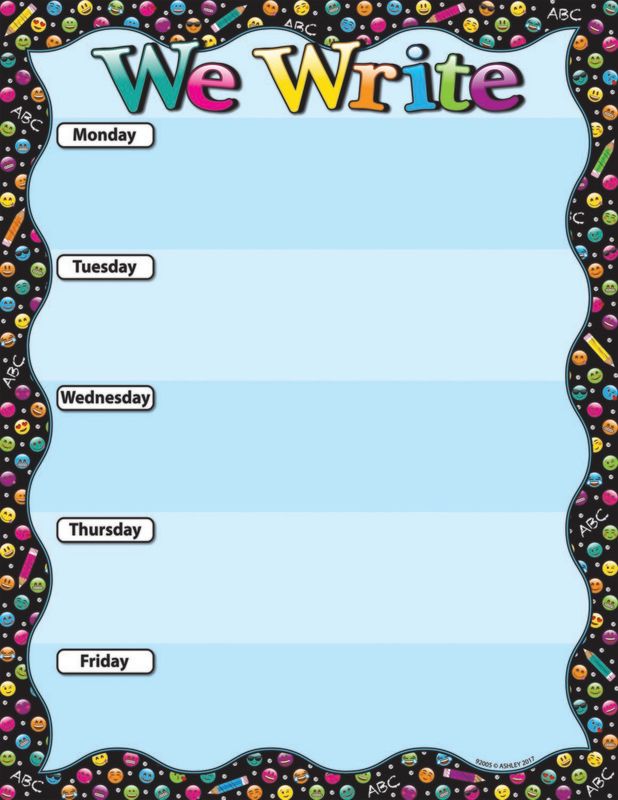 Emoji We Write Poly Chart