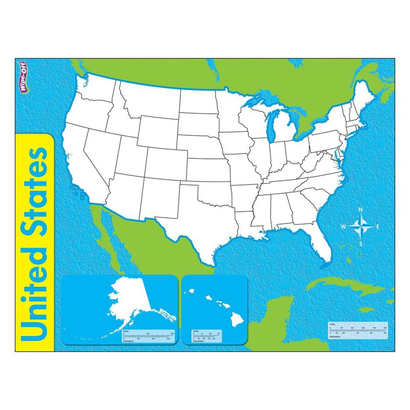 The United States Wipe-Off Map