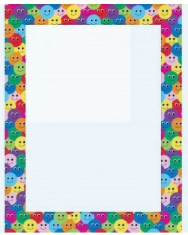 Smiley Face Border Poster