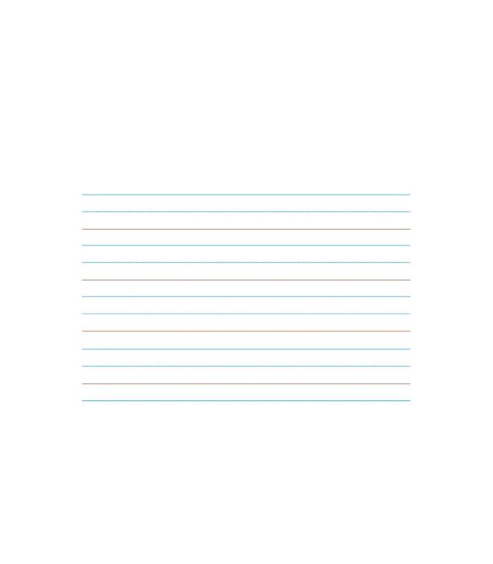 Handwriting Paper Chart Poster 17” x 22”