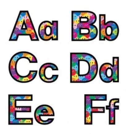 Smiley Face Bulletin Board Letters