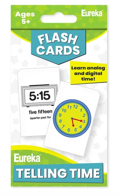 Telling Time Flash Cards