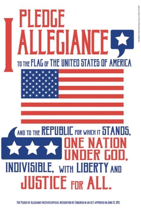Pledge of Allegiance Poster