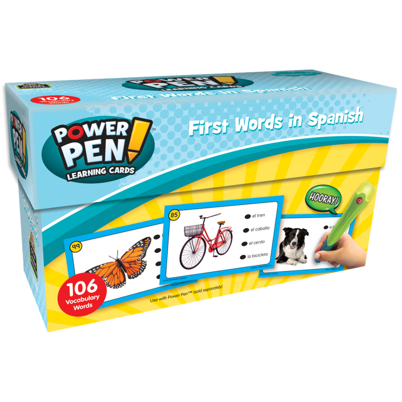 Power Pen Learning Cards: First Words in Spanish