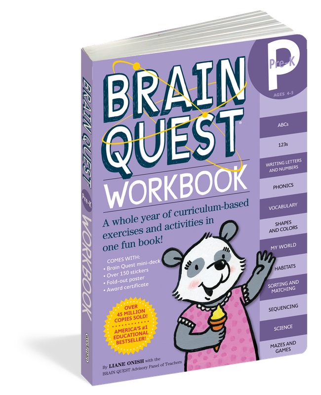 Pre K Brain Quest Workbook
