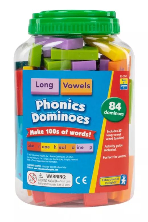 Long Vowel Dominoes Phonics
