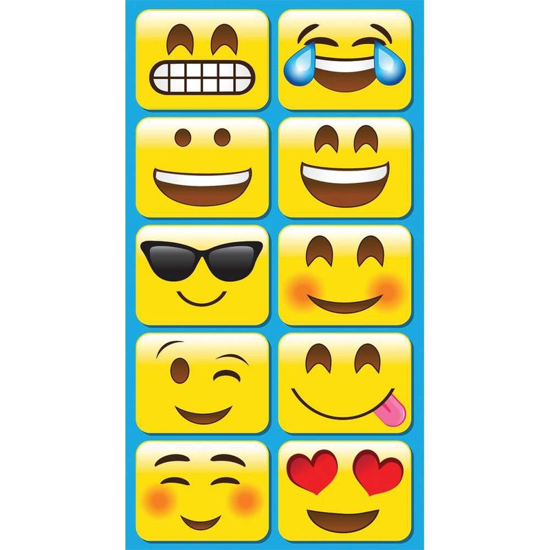 (10 pk) Super Emoji Mini Whiteboard Erasers