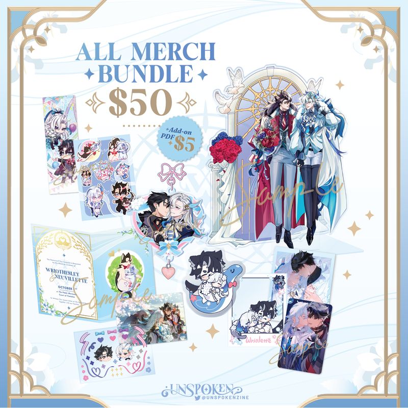 All Merch Bundle (Paper+Acrylics)