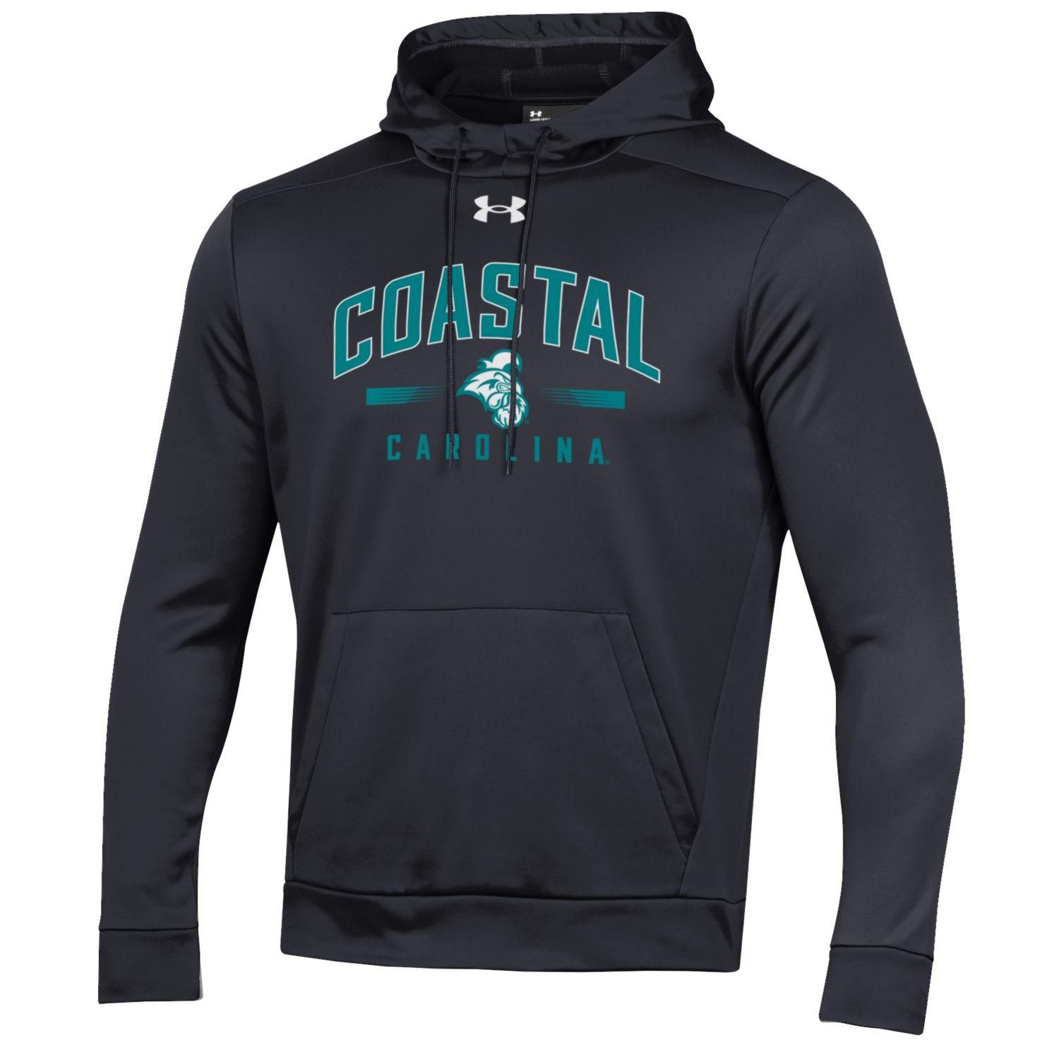 Under Armour Men's Coastal Block w/White Chant Armour Fleece Hoody - Store