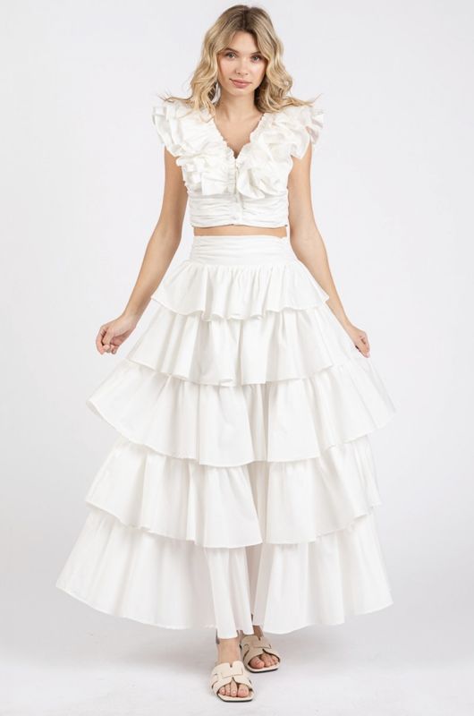 Tiered Ruffle Top