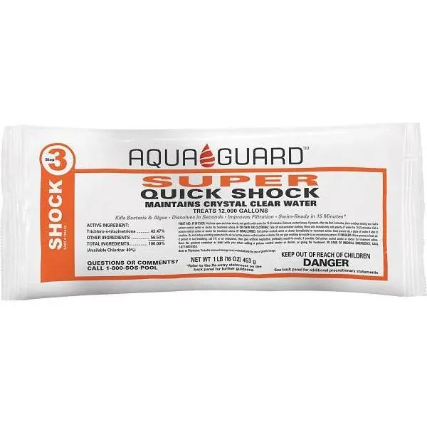 Aquaguard 1 Lb. Super Quick Shock (24-Pack)