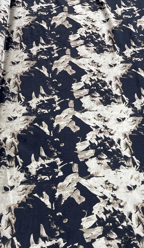 [ 19179 ] Velvet Printed/150cm/5g/CHAMP/BROWN per Meter