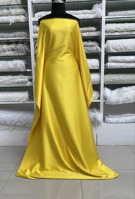 [ 19505 ] Satin Duchess Stretch/150/5g/CITRUS per Meter