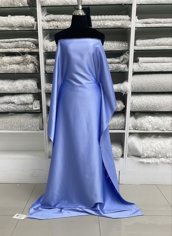 [ 19496 ] Satin Duchess Stretch/150/5g/CLOUD per Meter