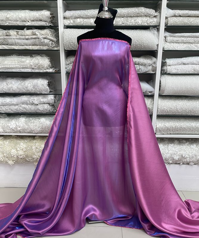 [ TS-PO-DH072-28 ] Thai Shantung TwoTone 150-FUSIA per Meter