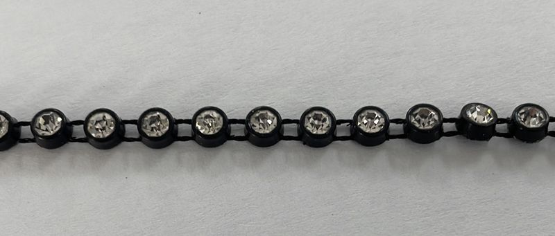 [ 21210 ] Crystal String/12/5g/Black per Meter