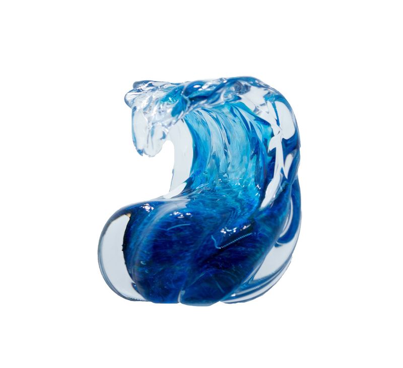 Anchor Bend Glassworks Small Wave Paperweight